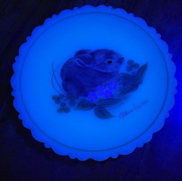 Fenton | Other | Fenton Hand Painted By Dane Fredrick Rabbit Mothers ...